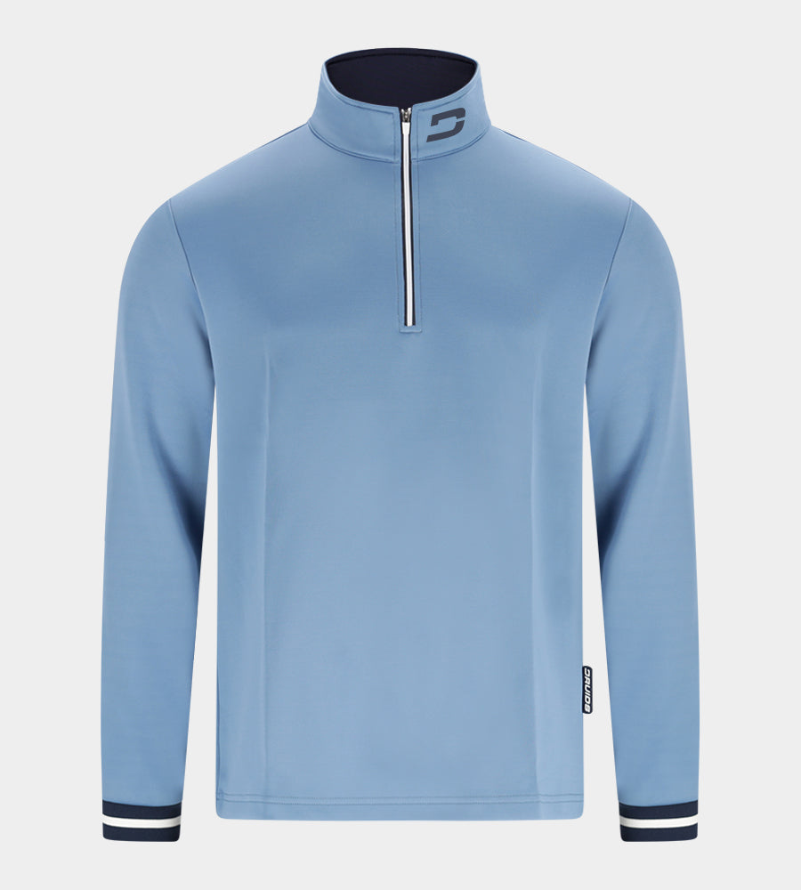Caddy Mid Layer in Blue | Golf Mid Layer For Men's | Druids