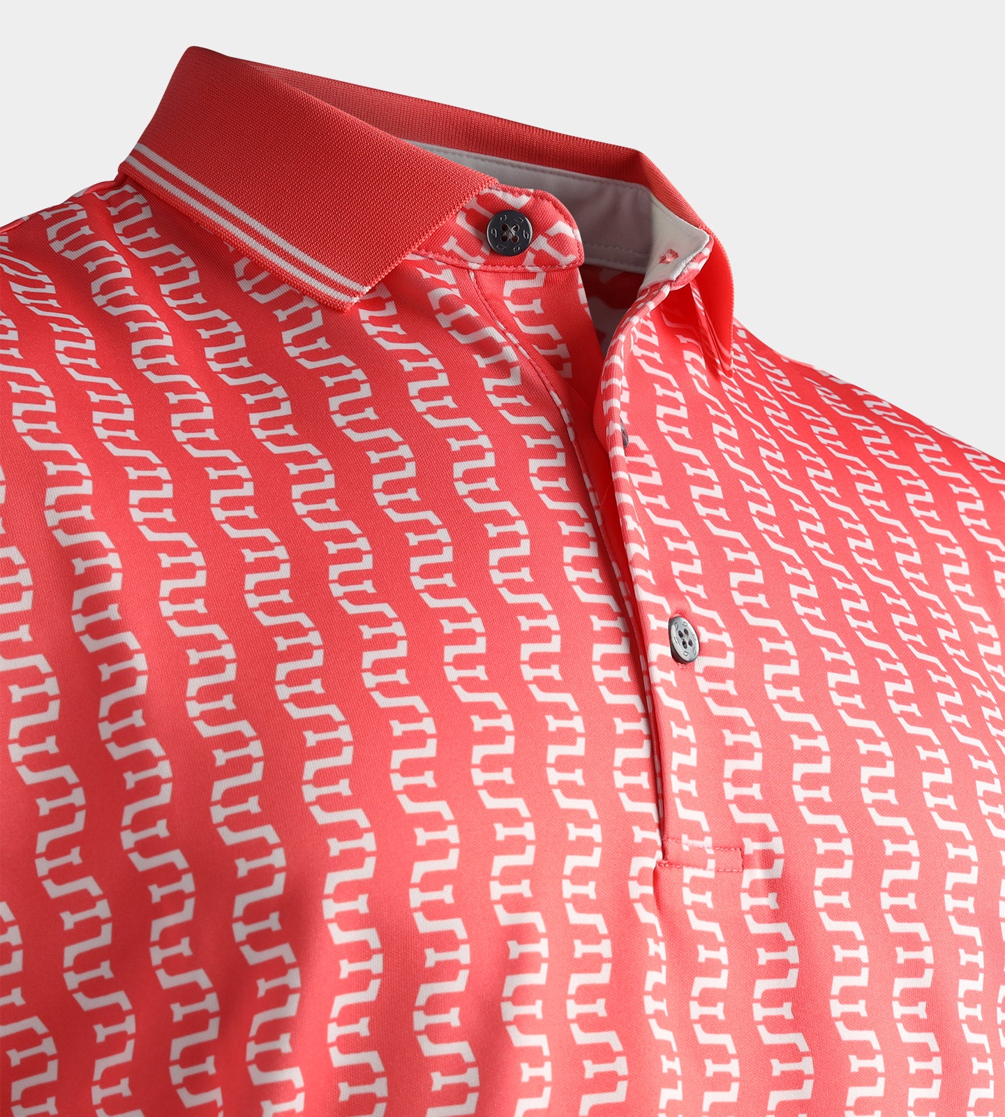 Flash Polo in Coral | Golf Lightweight Polos | Druids