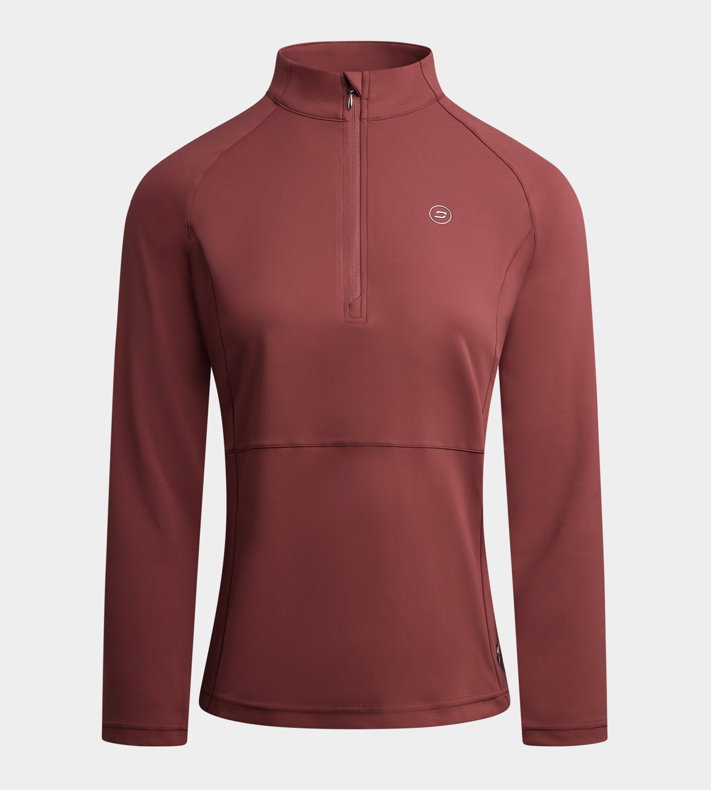 Ladies Split Hem Midlayer In Mulberry | Women's Golf Mid Layers | Druids