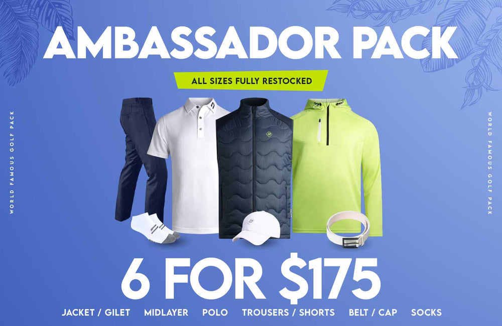 Golf Ambassador Pack | #1 UK's Best Golf Clothing Bundle | Druids