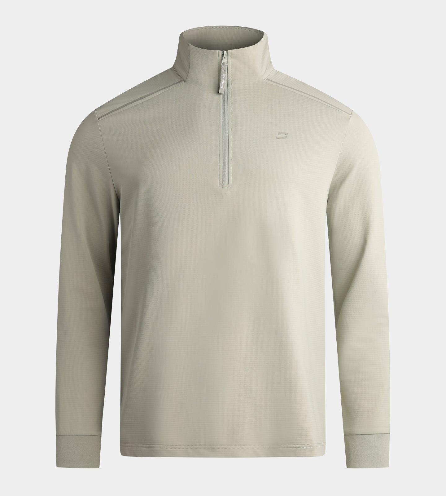 Ribbed Pine Midlayer in Grey | Men's Golf Mid Layers | Druids