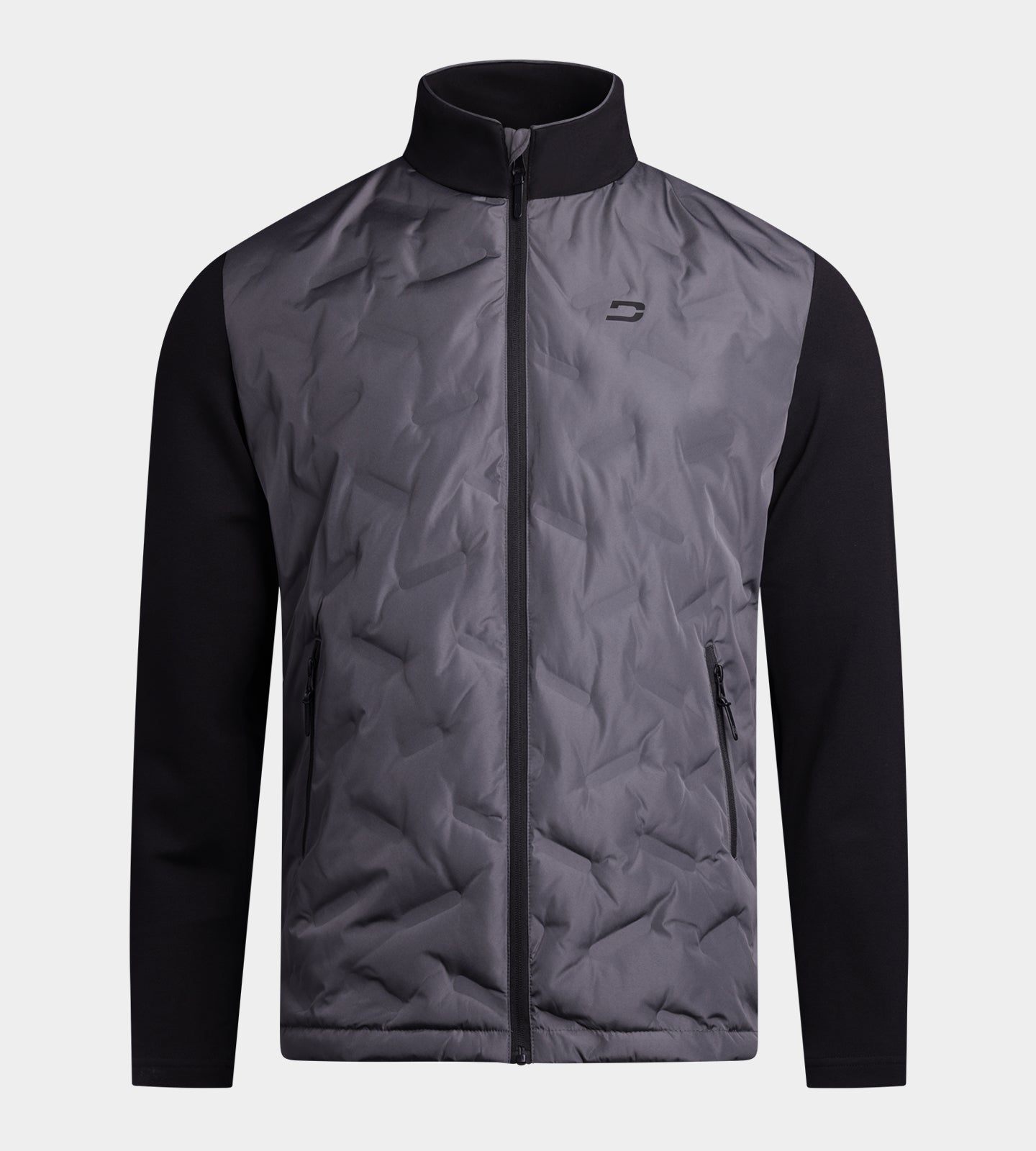 Scandy Jacket in Black/Grey | Golf Jackets For Men | Druids