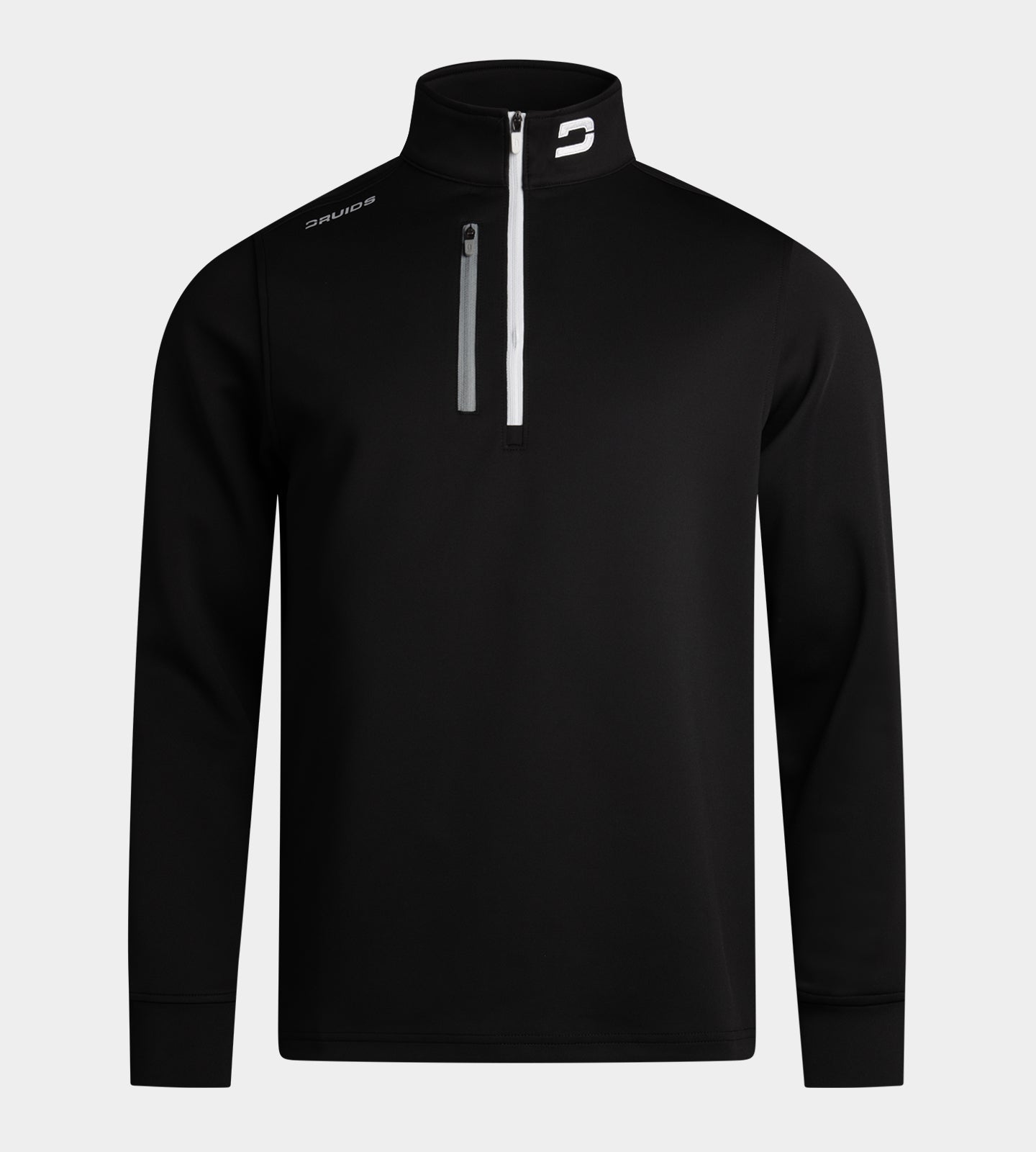 Men's Ultra Blend Golf Midlayer 1/4 Zip In Black | Druids