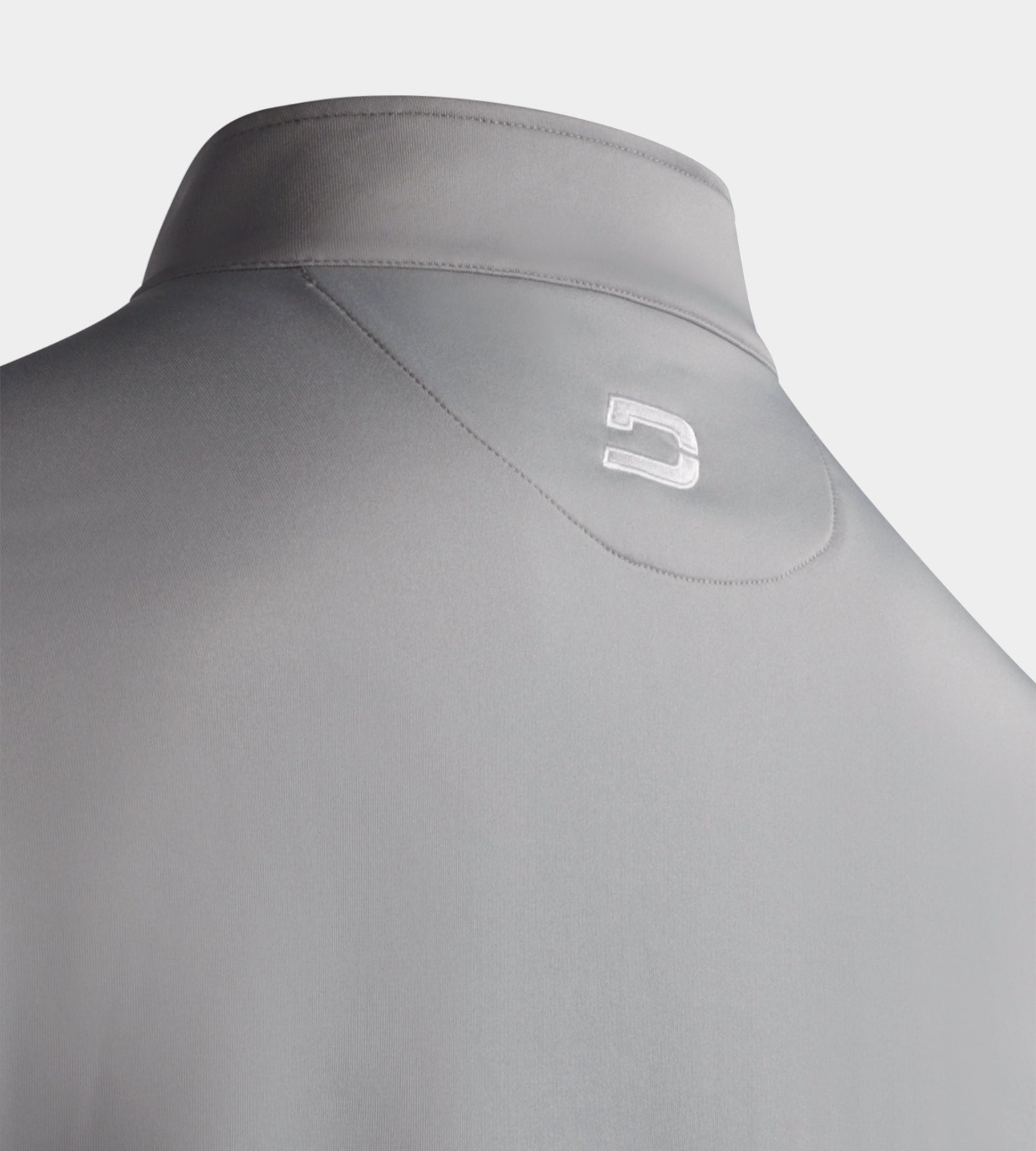 Men's Ultra Blend Golf Midlayer 1/4 Zip In Light Grey | Druids