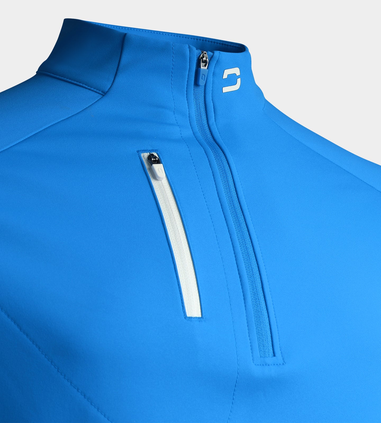 Ultra Blend 3.0 1/4 Zip in Blue | Men's Golf Mid Layers | Druids