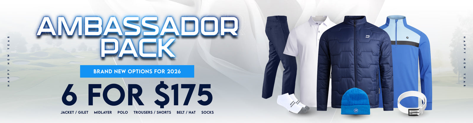 Golf Ambassador Pack | #1 UK's Best Golf Clothing Bundle | Druids