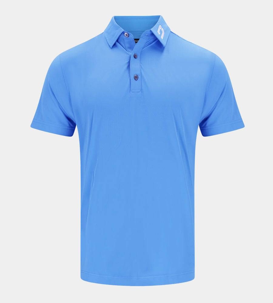Elite Polo in Blue | Golf Lightweight Polo Shirts | Druids