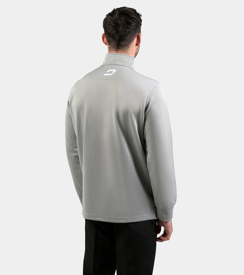 Men's Ultra Blend Golf Midlayer 1/4 Zip in Light Grey | Golf Mid Layer ...