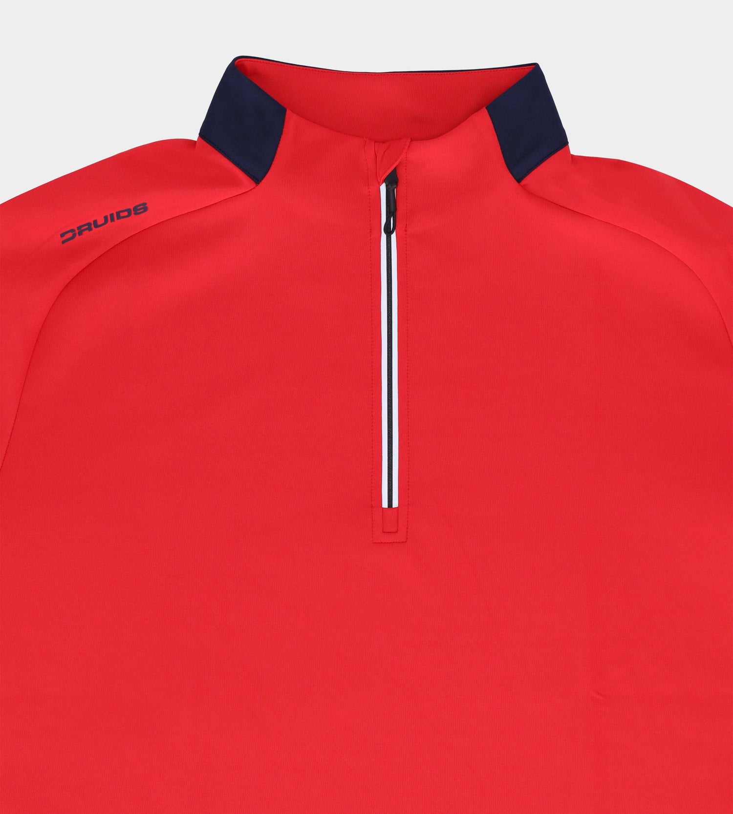 Serenity Mid Layer in Red | Golf Lightweight Jumpers | Druids